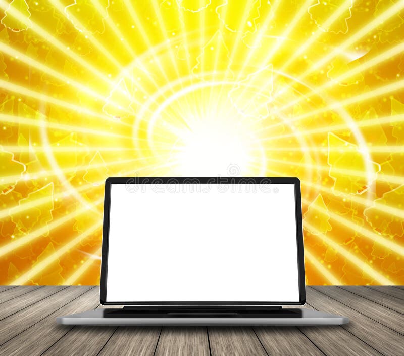 Laptop Computer Graphic stock illustration. Illustration of overview ...