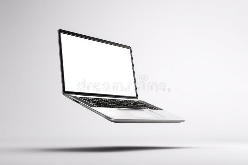 White Outline Keyboard Laptop Screen Stock Photos - Free & Royalty-Free ...