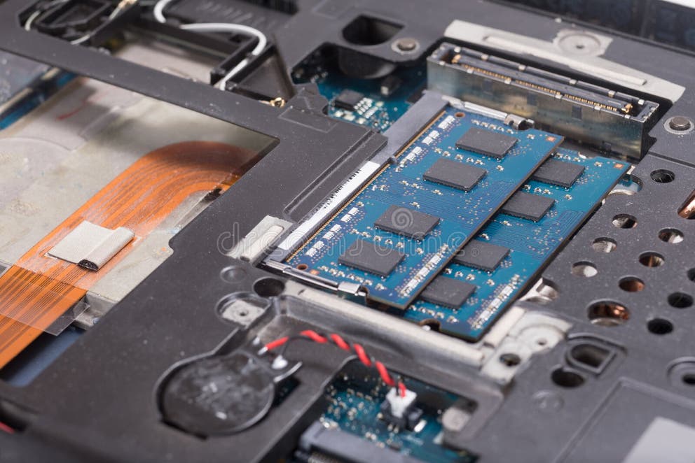 Laptop Computer Interne Delen En Componenten Stock Foto - Image of ...