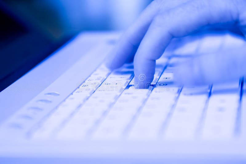 Fingers on keyboard stock photo. Image of technical, closeup - 3045556