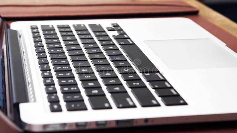 Laptop Computer Keyboard Close Up Editorial Stock Image - Image of ...