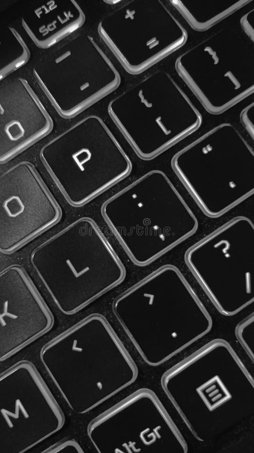 Laptop or Computer Keyboard Stock Image - Image of keyboard, computer ...
