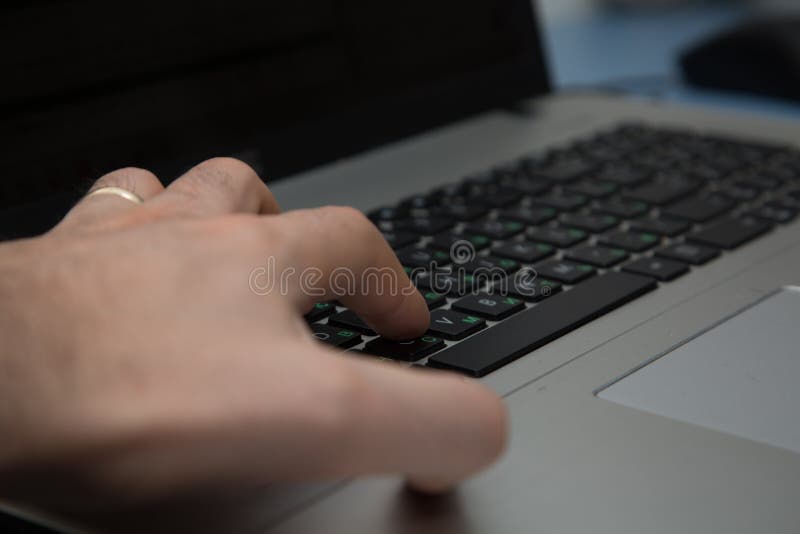 Laptop Computer Keyboard Touchpad Screen Sensor Stock Photo - Image of ...