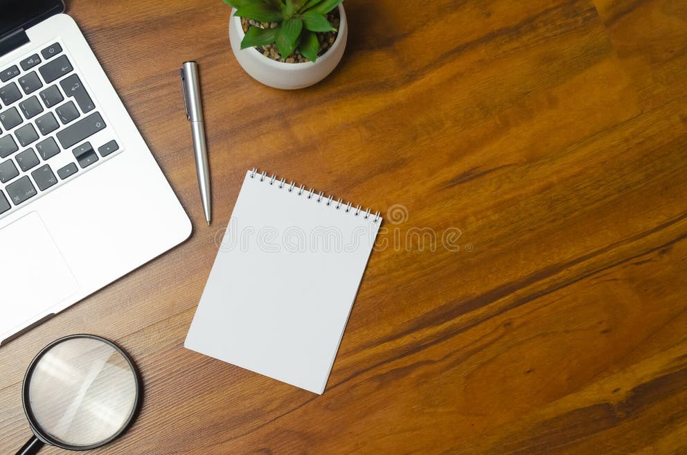 Laptop Computer with Magnifying Glass, Concept of Search Editorial ...