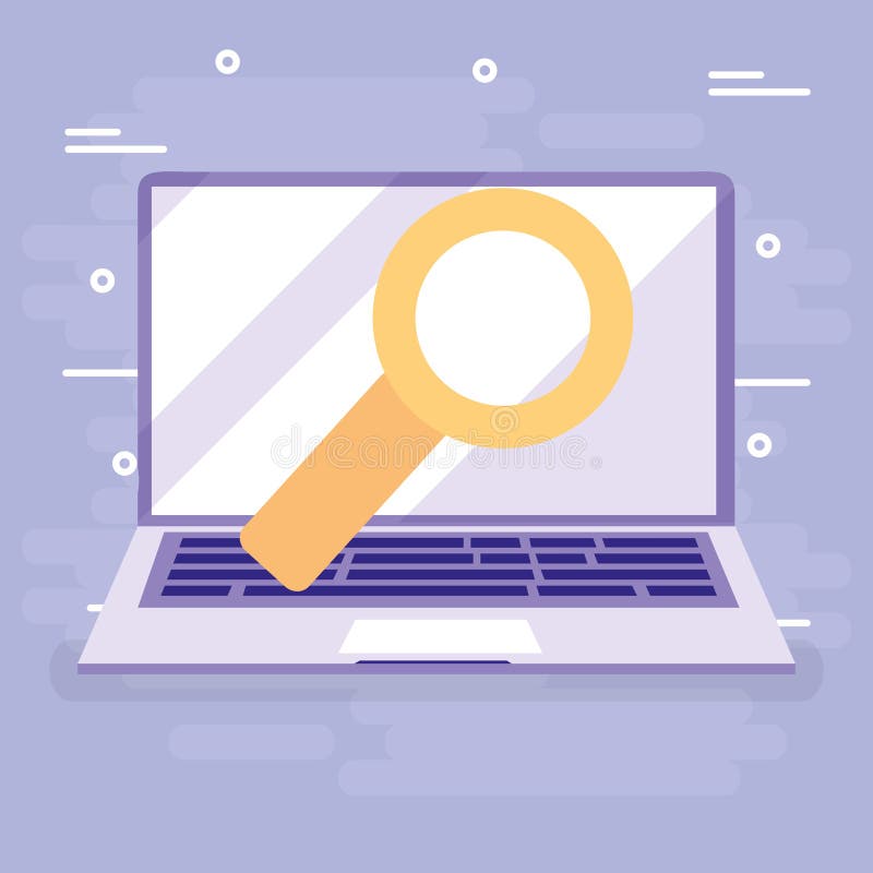 Computer Magnifying Glass Stock Illustrations – 26,002 Computer ...