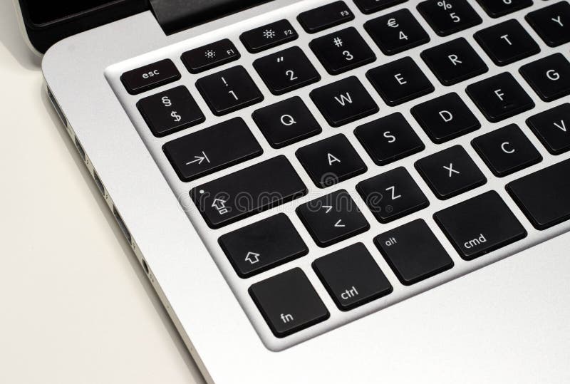 Laptop Computer Notebook Work Desk Top View Stock Image - Image of ...