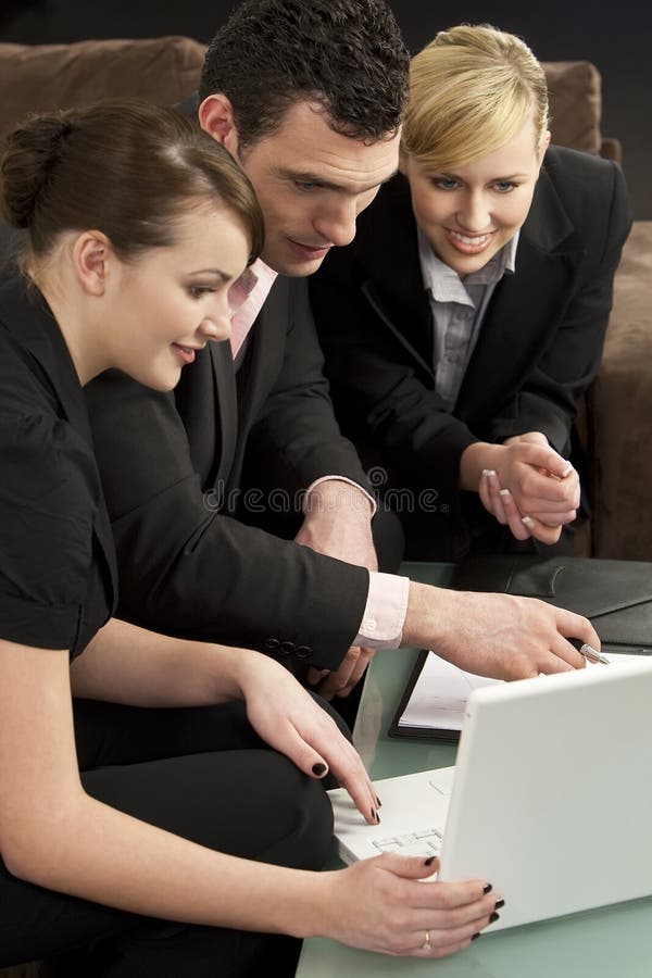 Laptop Computer Presentation Stock Image - Image of presentation ...