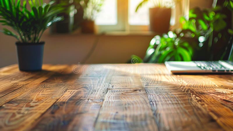 A Laptop Computer Sitting on Top of a Wooden Table Stock Photo - Image ... A Laptop Computer Sitting on Top of a Wooden Table Stock Photo - Image ...
