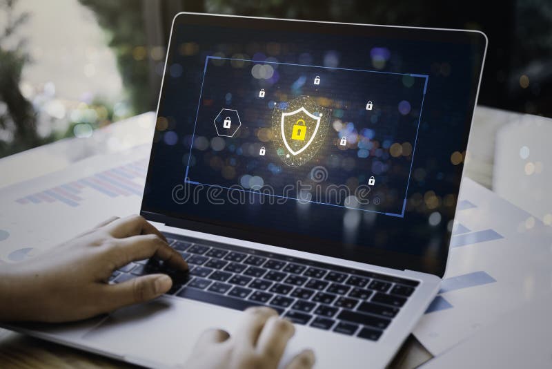Cybersecurity stock photo. Image of attack, information - 259328972