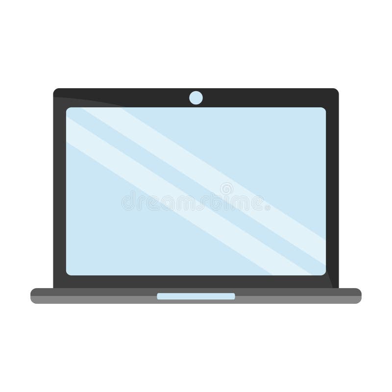 Laptop computer technology stock vector. Illustration of background ...