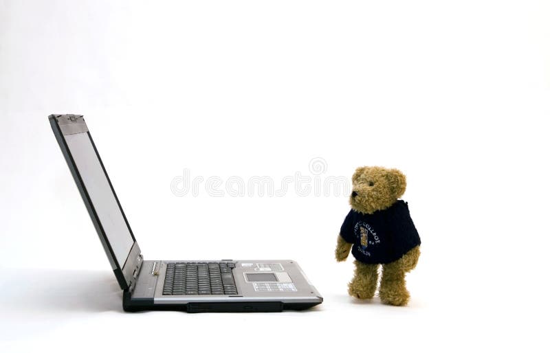 496 Laptop Computer Teddy Bear Photos - Free & Royalty-Free Stock ...