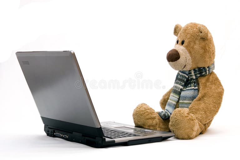 1,001 Laptop Computer Teddy Bear Stock Photos - Free & Royalty-Free ...