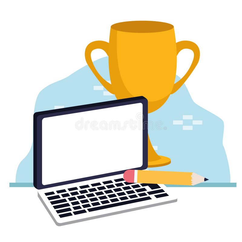 Laptop Trophy Stock Illustrations – 1,546 Laptop Trophy Stock ...