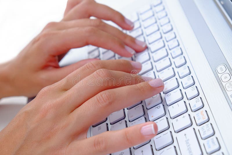 Computer Typing stock photo. Image of computer, composing - 42462302