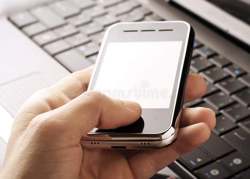 Computer, Laptop, Handy Und Digitaler Tabletten-PC Stock Abbildung ...