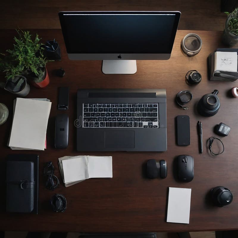 Laptop Computer with White Screen, Front and Rear View Stock ...