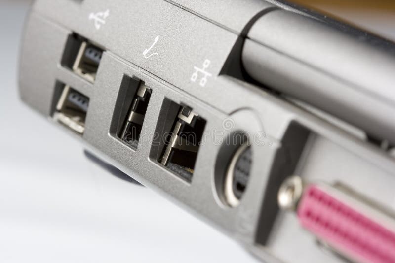 Laptop connections stock image. Image of connectivity - 7096801