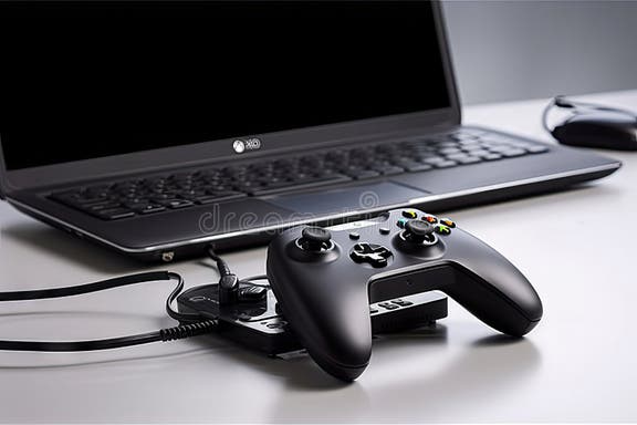 Laptop controller stock illustration. Illustration of screen - 302248935