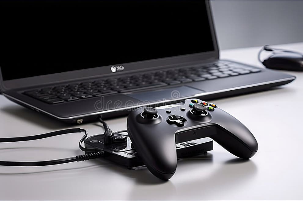 Laptop controller stock illustration. Illustration of screen - 302248935