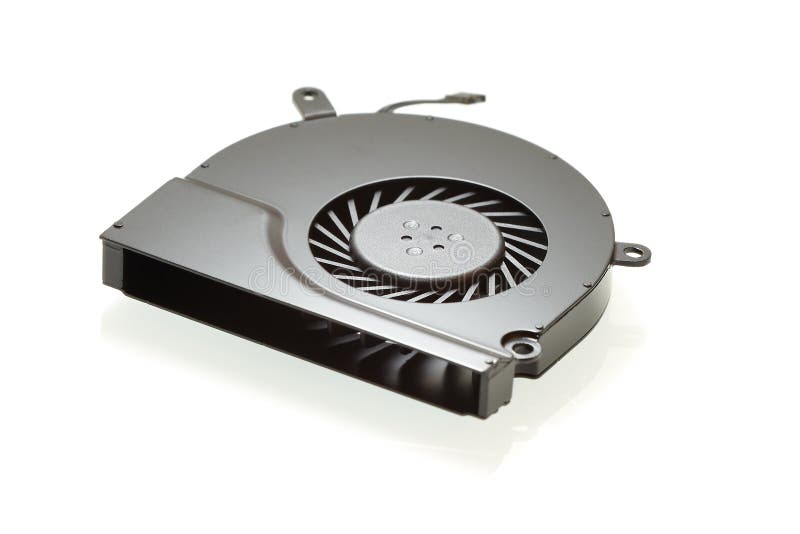 Laptop Cooler Isolated on White Background. Part of Cooling System for ...