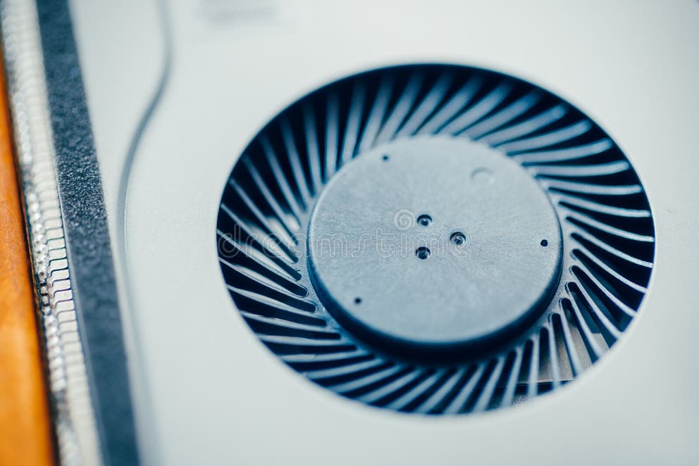 Laptop Cooler, Ventilation Cooling System Stock Photo - Image of ...
