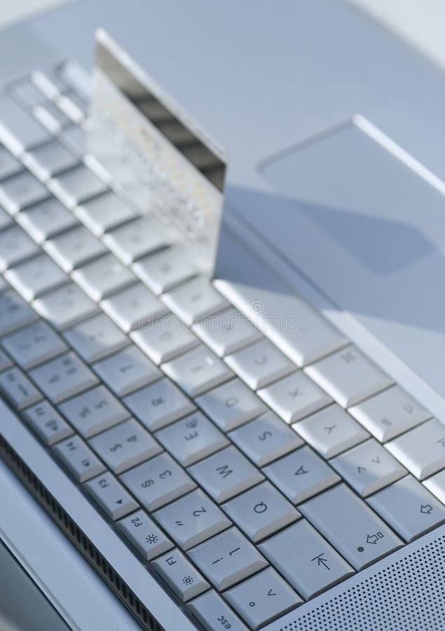 Laptop credit card stock photo. Image of customer, access - 3748944