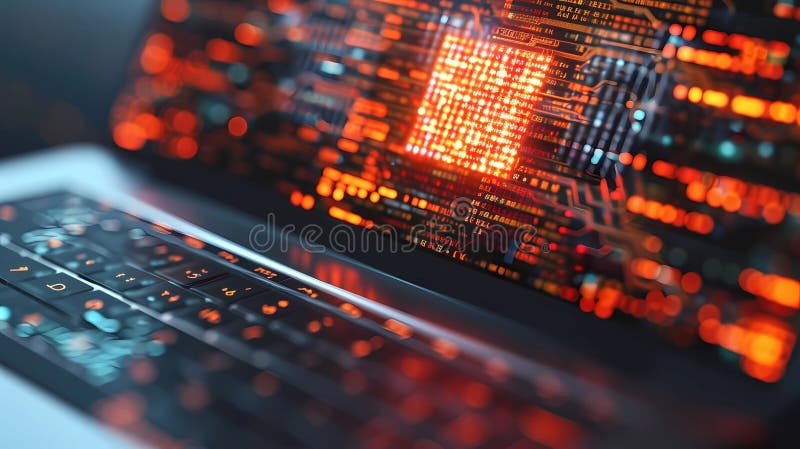 Laptop Displaying Crypto Wallet with QR Code for Digital Transactions ...