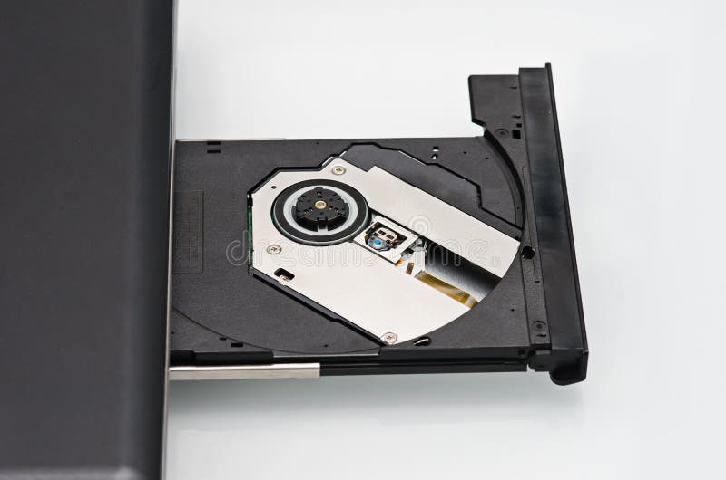 Laptop disk tray open stock photo. Image of drive, computer - 36183492