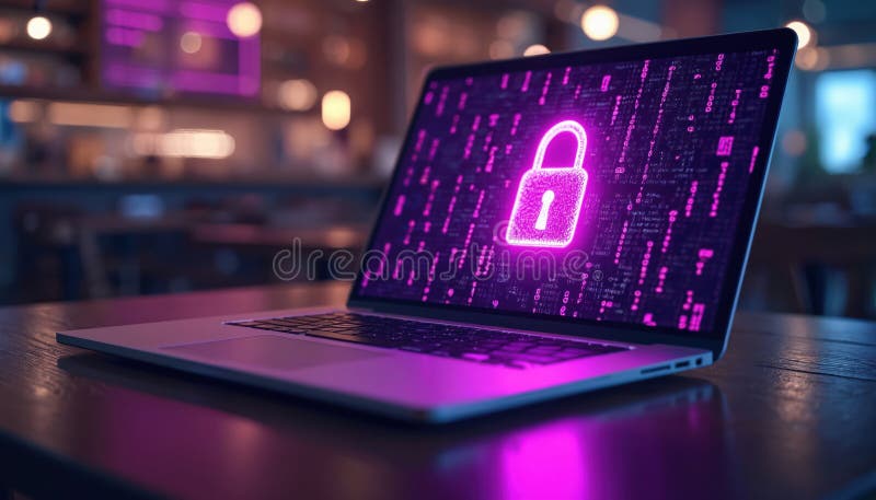 3d Safe Cloud Isolated Over White Background Stock Illustration ...