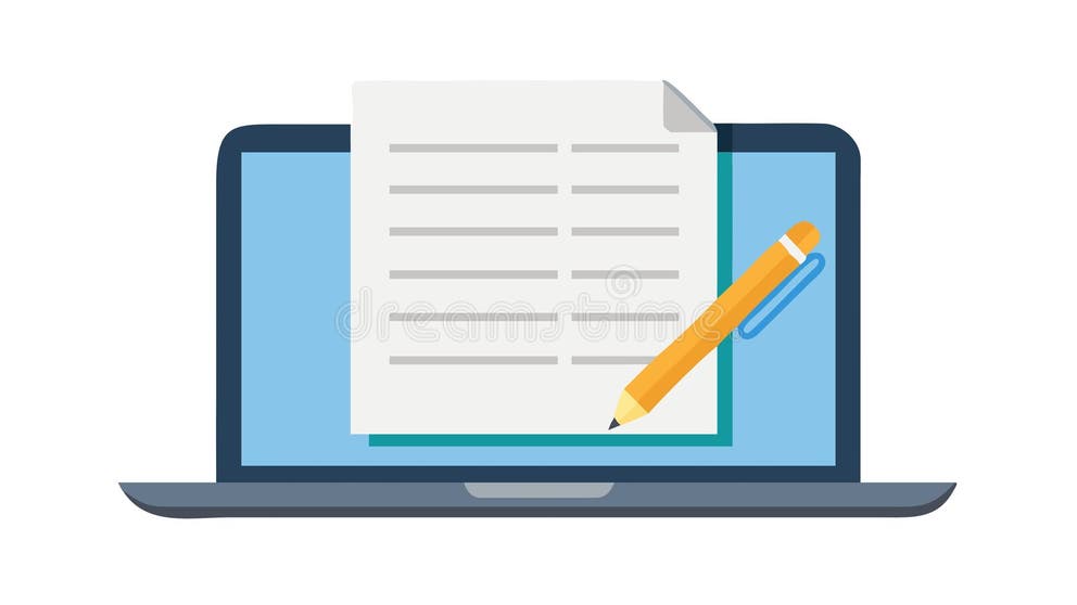 Writing Related Content Generative Ai Stock Illustrations – 915 Writing ...