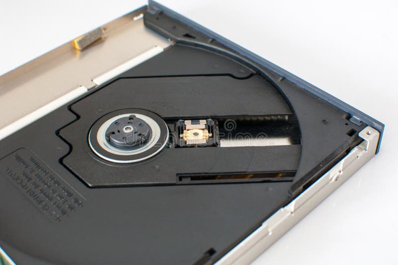 Laptop DVD tray close up stock photo. Image of reader - 41664658
