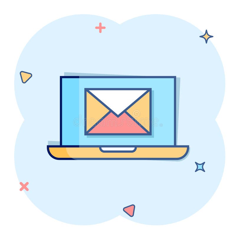 Letter Laptop Icon Cartoon Style Stock Illustrations – 440 Letter ...