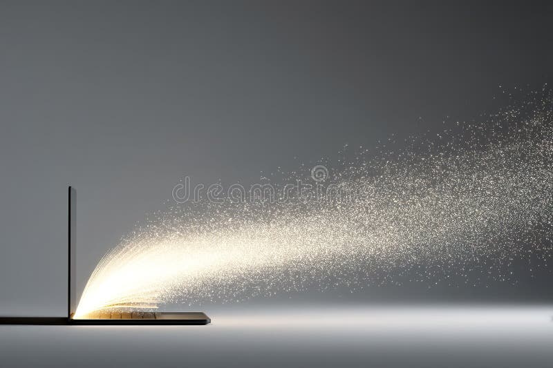 Creative Technology Design Showcases Light and Particles Emerging from ...