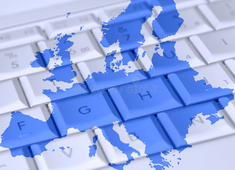 Laptop europe stock photo. Image of typing, alphabet, keyboard - 1164916