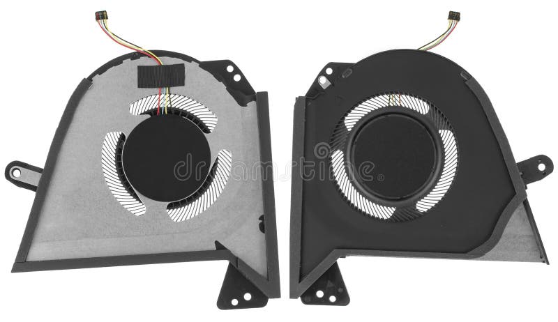Laptop Fan, Active Cooling System, Spare Parts for a Computer, on a ...