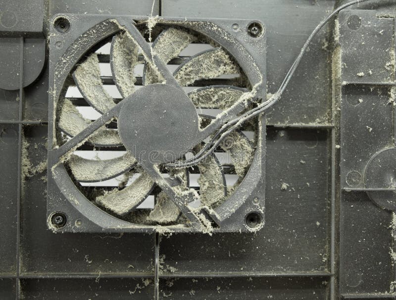 Computer Fan Covered In Dust Stock Image - Image of cold, component ...