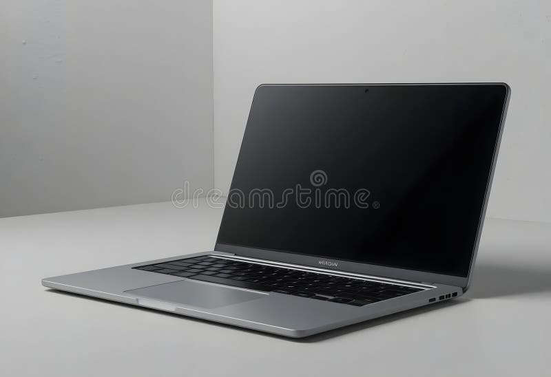 Minimalist Laptop Design with Sleek Metallic Finish and Clean Aesthetic ...