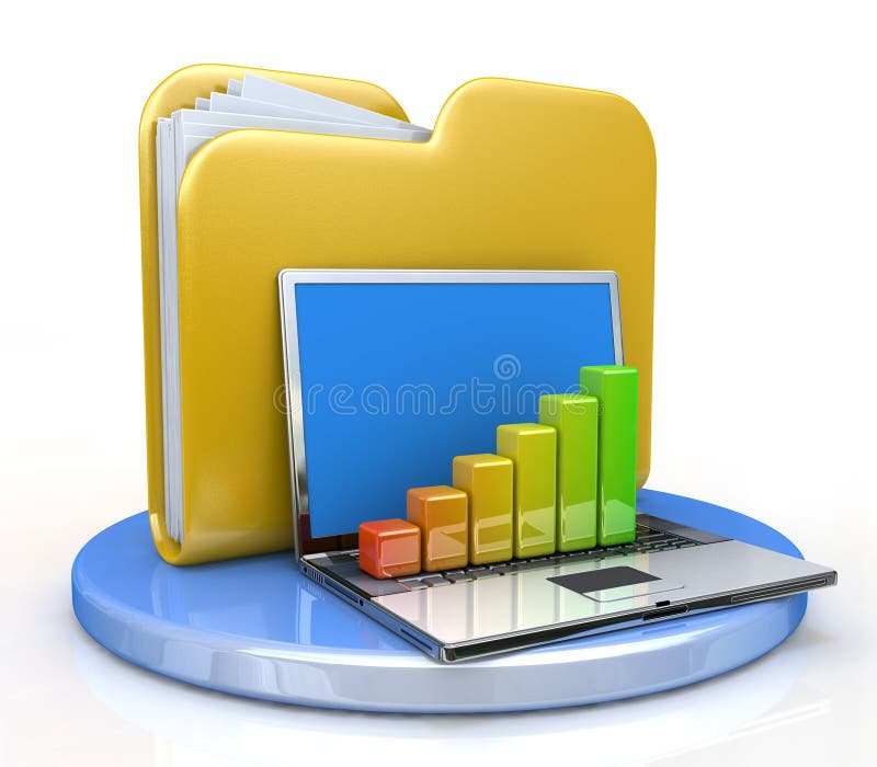 Download folder stock vector. Illustration of folder - 10677640