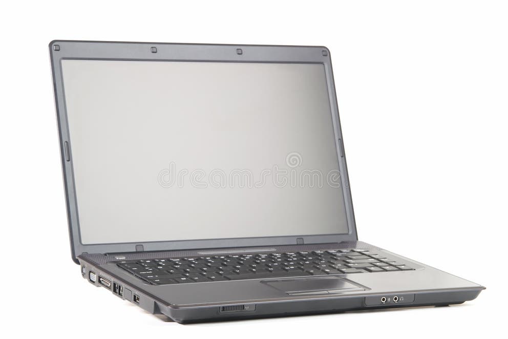 Laptop Front View 2 stock image. Image of system, notebook - 1851081