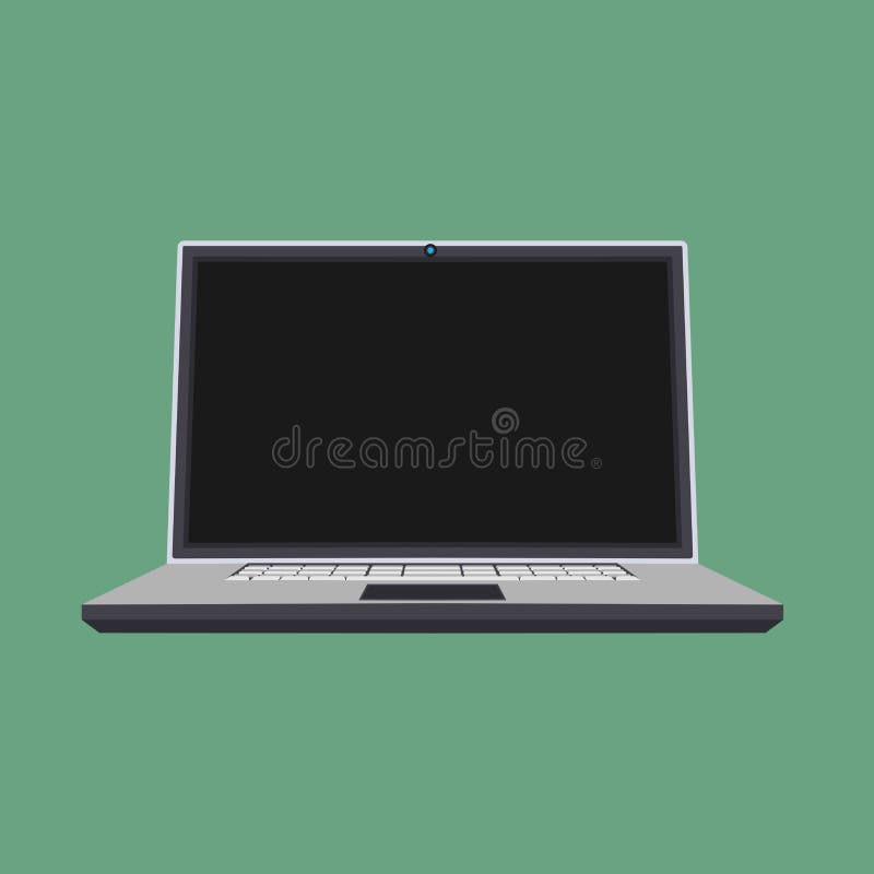 Set of Flat Display, Laptop, Tablet Computer and Stock Vector ...