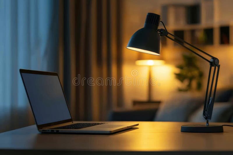 Night Study Session Illustration Stock Photo - Image of research, work ...