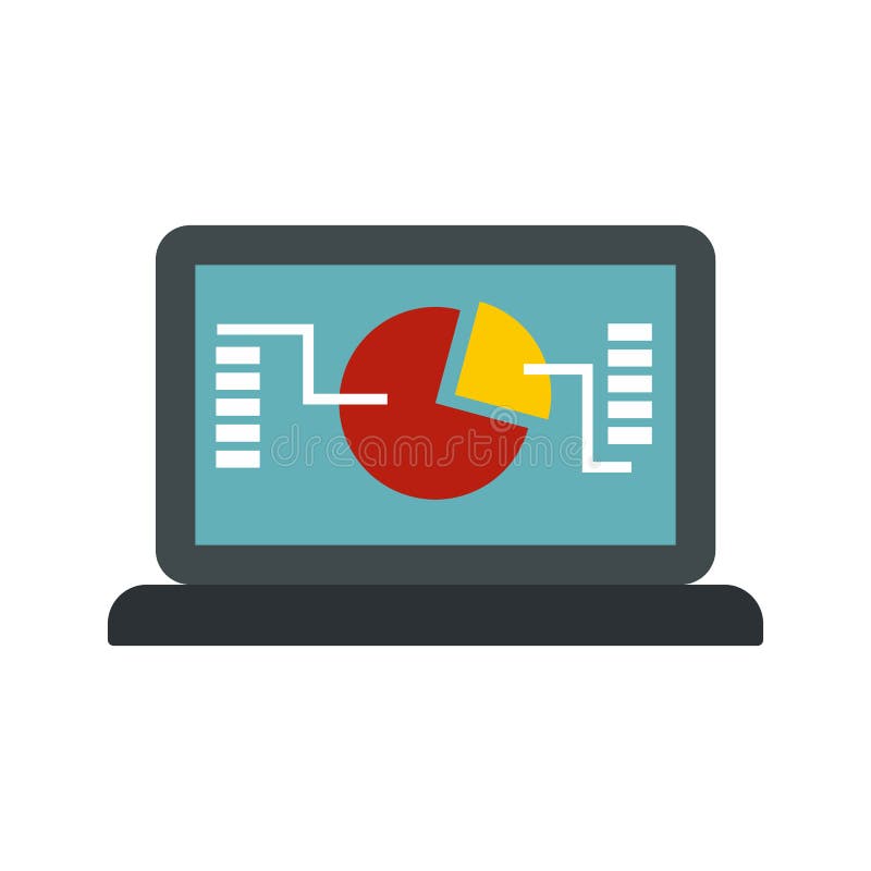 Open Laptop Graph Screen Stock Illustrations – 341 Open Laptop Graph ...