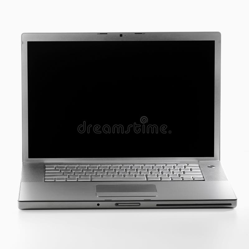 Laptop stock image. Image of mobile, silver, technology - 34445481