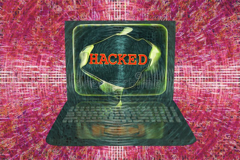 HACKED Word Cloud, Tag Cloud, Vector Graphics Stock Vector ...