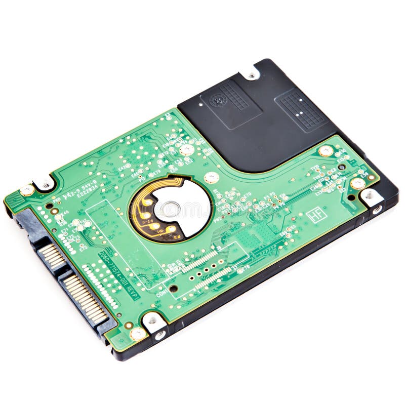 Laptop Hard Disk SATA Connector Stock Image - Image of binary ...