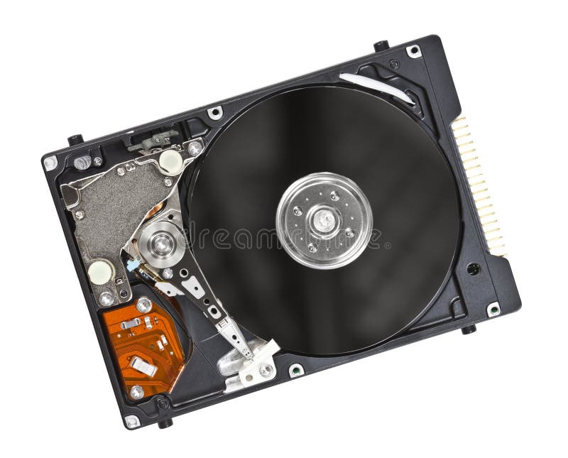 Laptop Hard Disk SATA Connector Stock Image - Image of binary ...