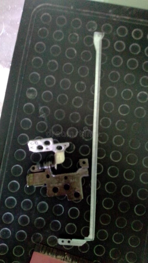 Laptop hinge left side stock photo. Image of hinge, hing - 190881440
