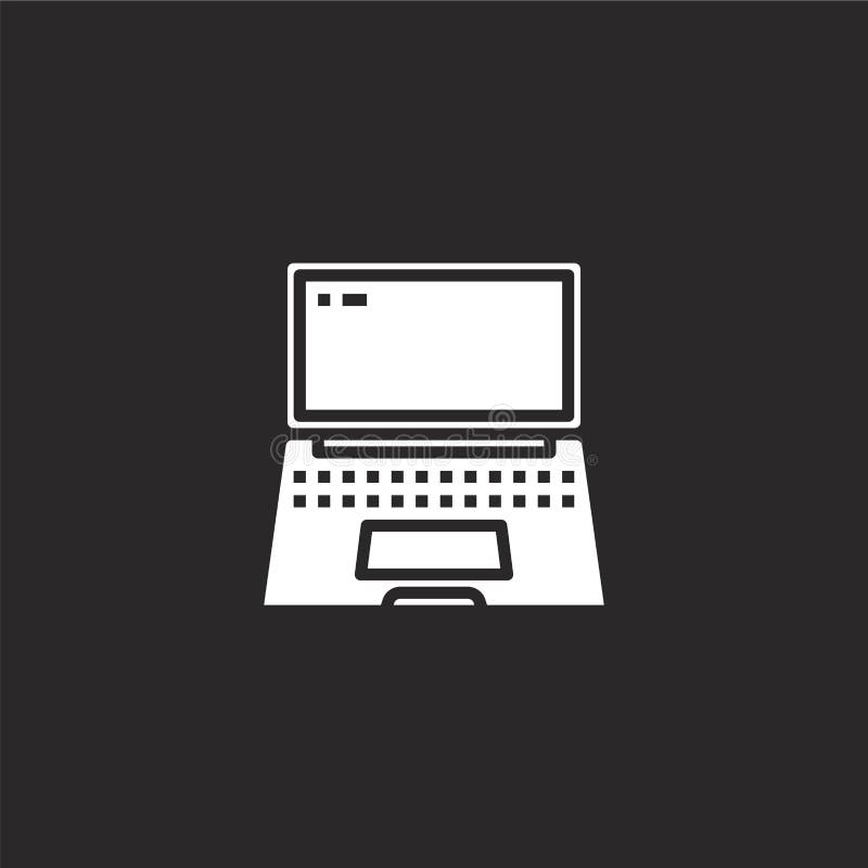 Laptop Icon. Filled Laptop Icon for Website Design and Mobile, App ...