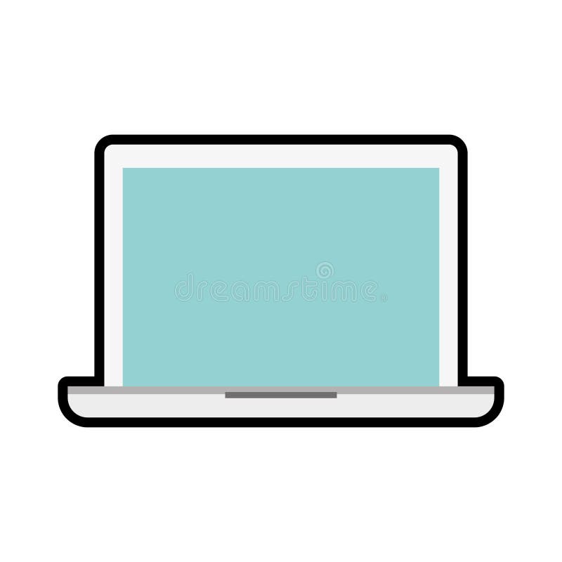 Laptop Icon. Gadget and Technology Design. Vector Graphic Stock ...
