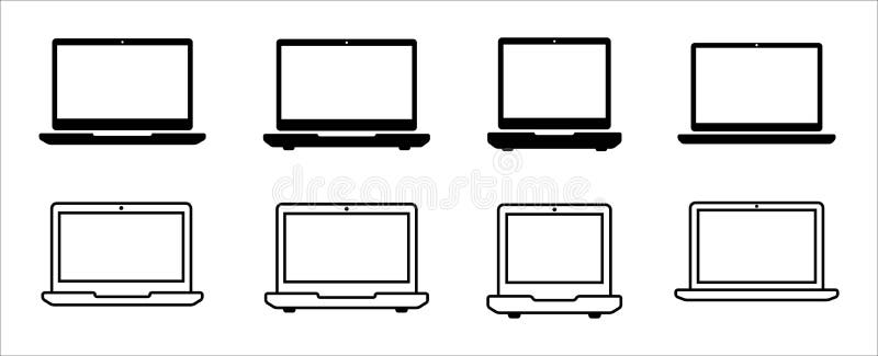 Screen Monitor Computer Technology Service Vector Logo Design Stock ...